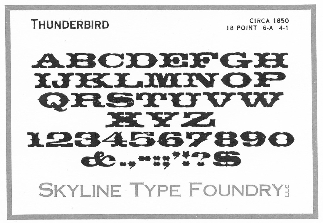 Thunderbird Font 1958 Ford Thunderbird Ad Fonts In Use